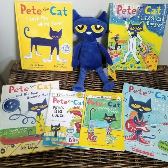 Pete the Cat | Toys | Pete The Cat Bundle Kohls Cares 9 Plush Toy 6 ...